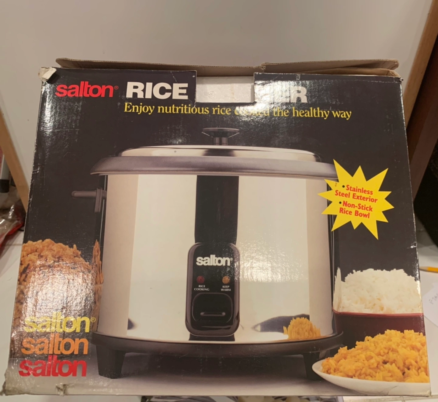Salton 25-Cup Rice Cooker - Stainless Steel Exterior | Karrot