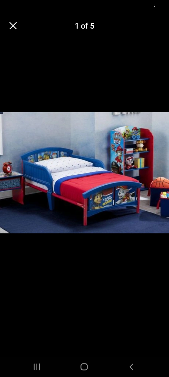 NEW Nick Jr. PAW Patrol Plastic Toddler Bed by Delta Children | Karrot