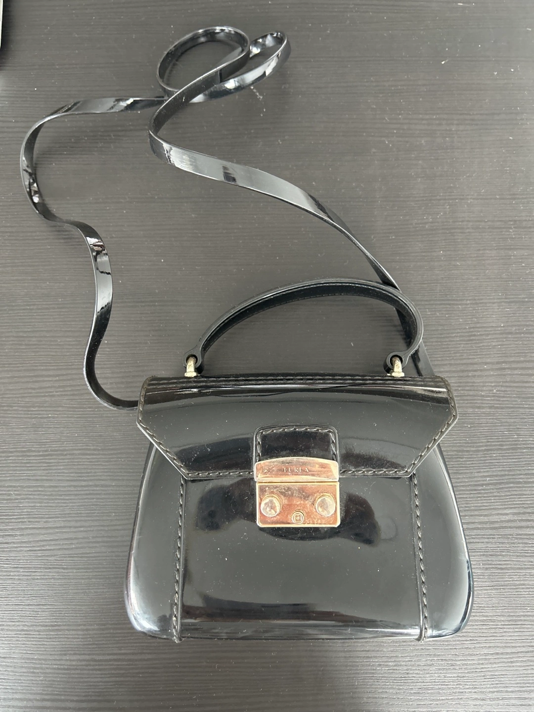 Furla jelly bag - black | Karrot