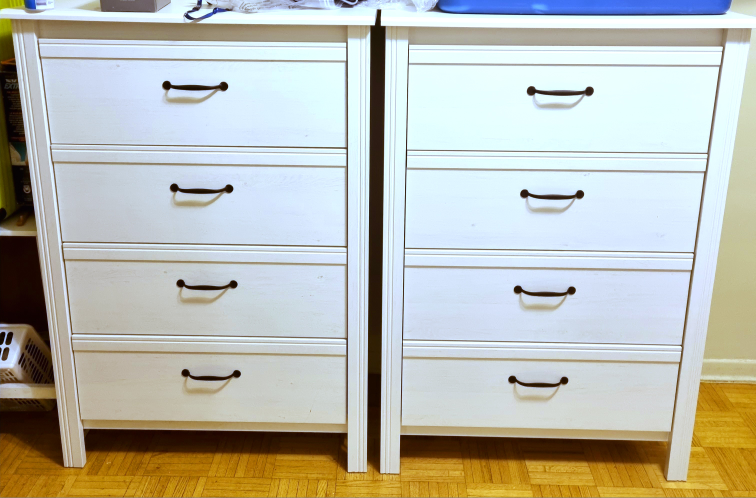 Ikea brusali 4 drawer chest store