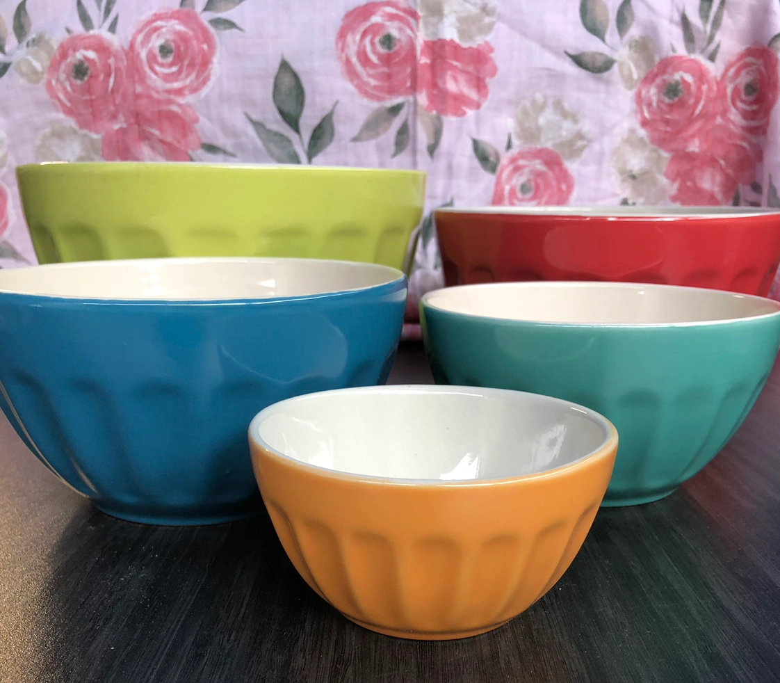 Mayfair & Jackson vintage mixing bowl 5 pc set | Karrot