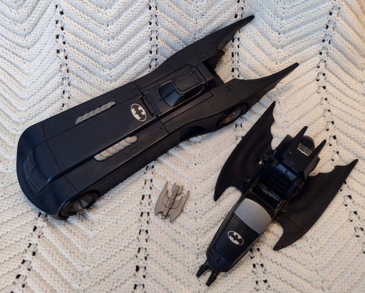 1993 Kenner Batman Animated Series Batmobile Pursuit Jet Tonka | Karrot
