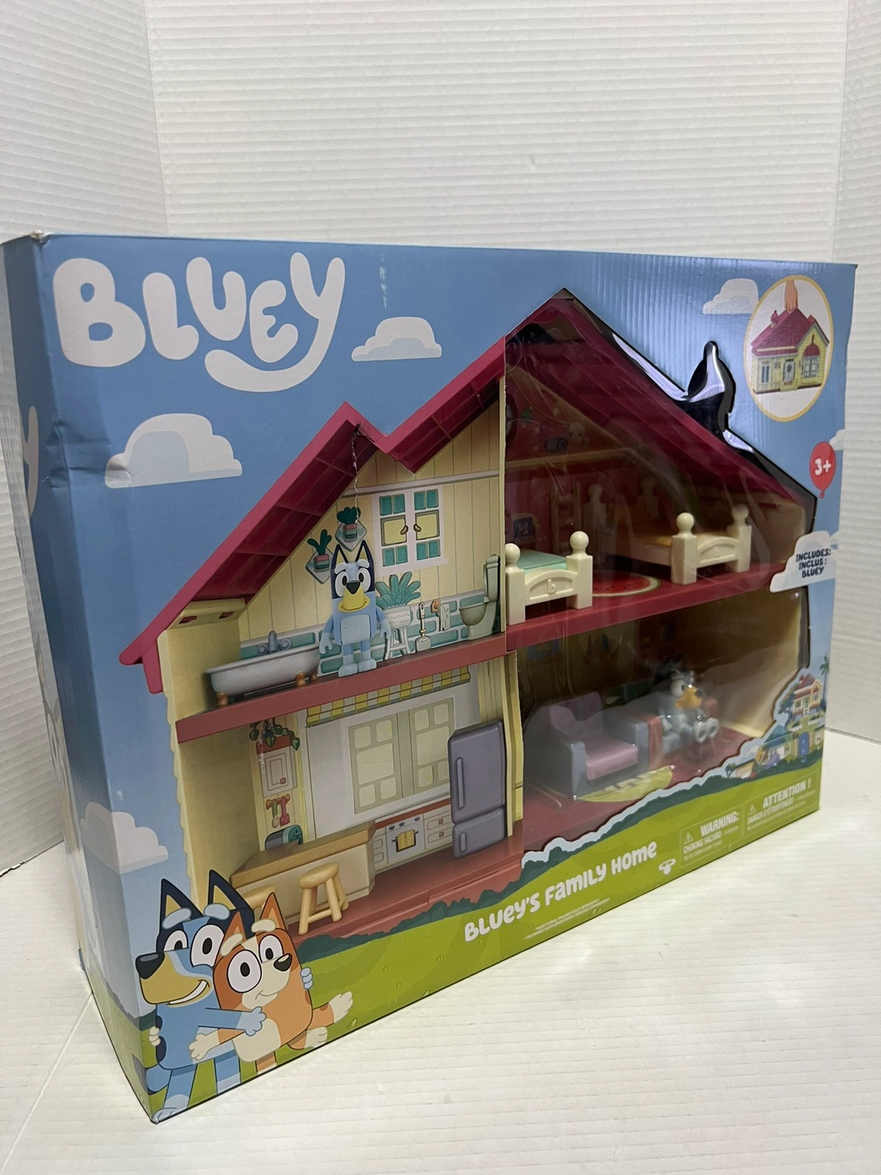 Bluey Family Home Playset with 2.5" Bluey Figure | Karrot