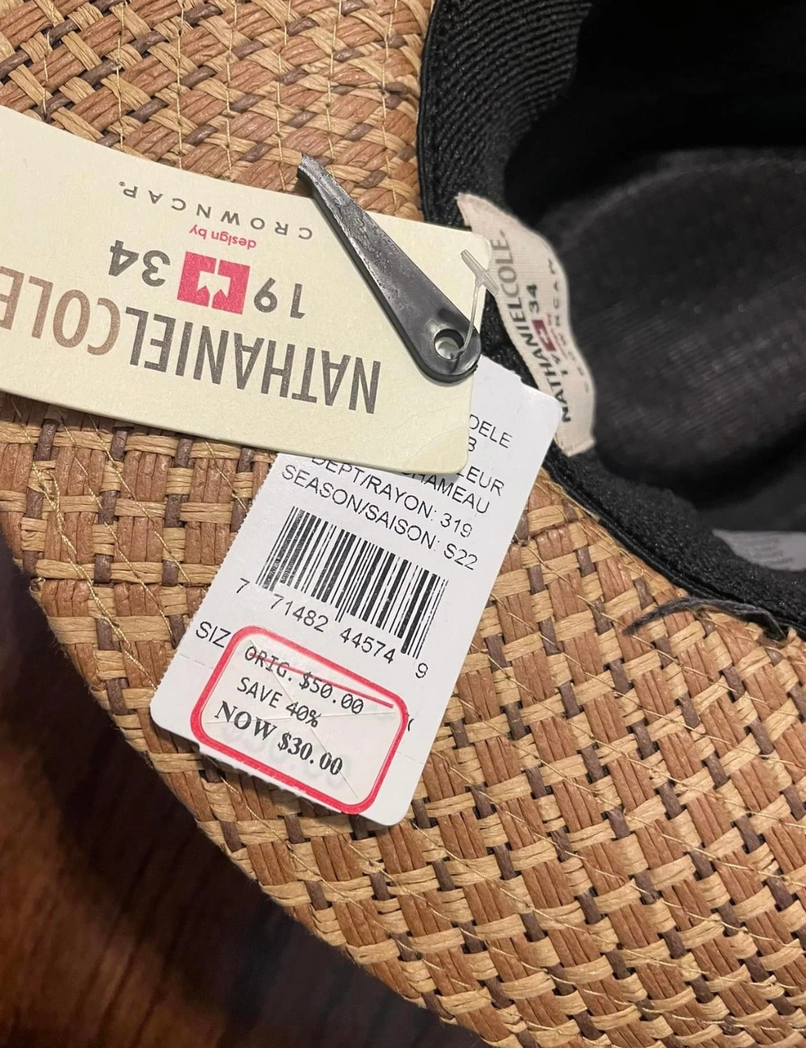 NATHANIEL COLE Straw Hat | Karrot