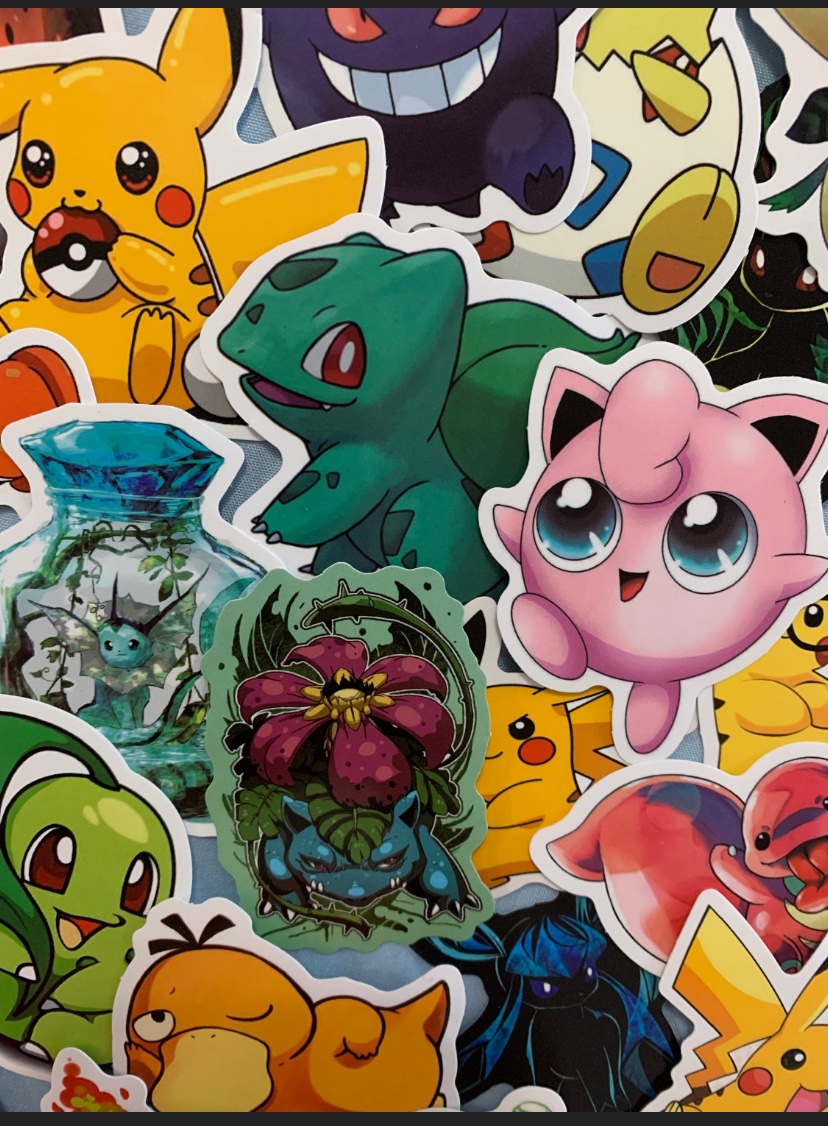 Pokemon Stickers 50 for $5 or 100 for $10 | Karrot