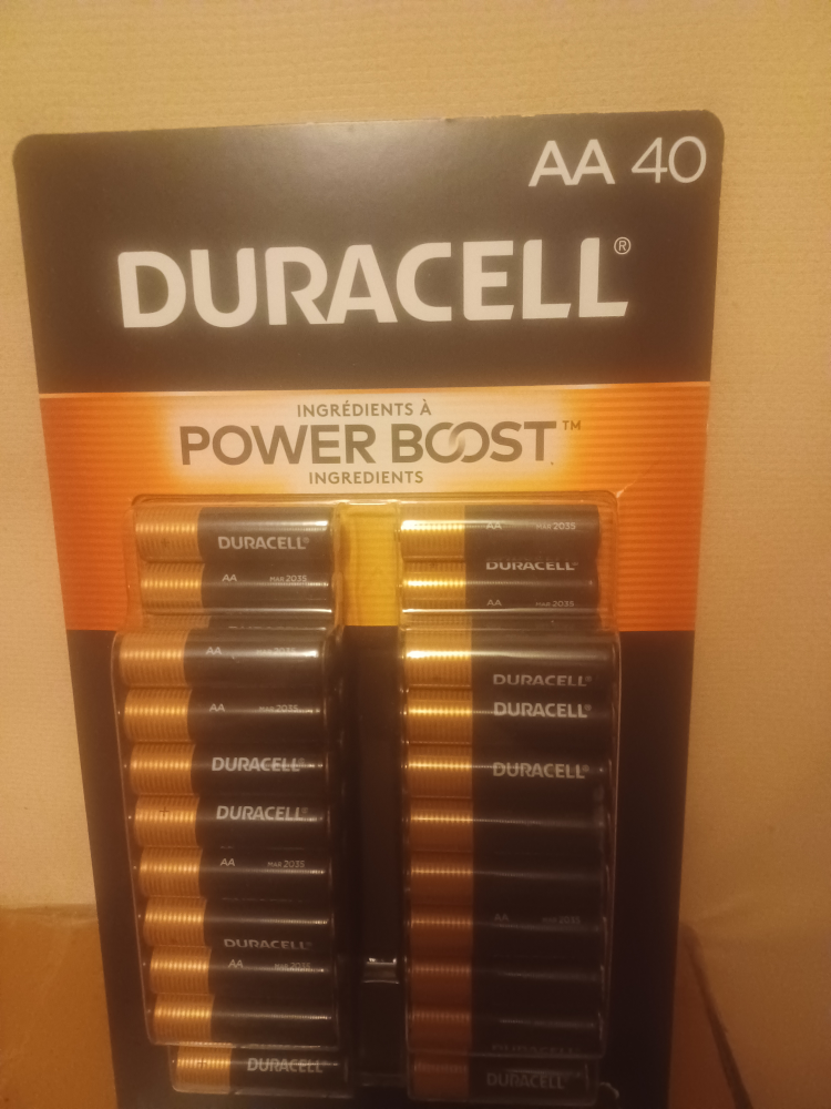 Duracell Power Boost 40 pack AA batteries- new | Karrot