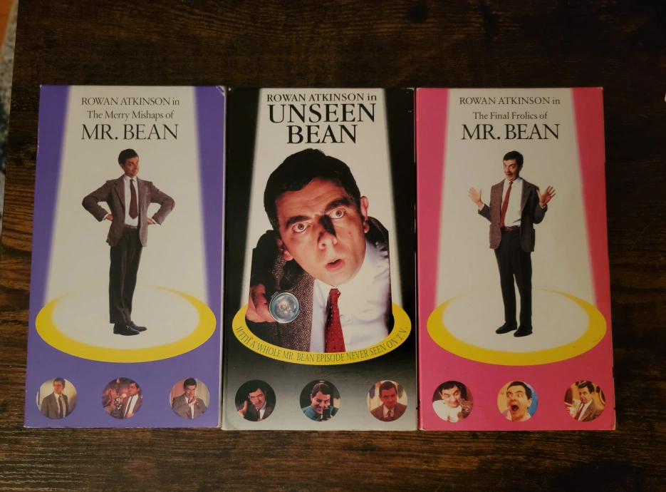 Mr Bean collection 3 VHS tapes complete rare find | Karrot